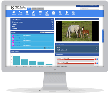 CRIO ONLINE | Equine & Barn Management Software